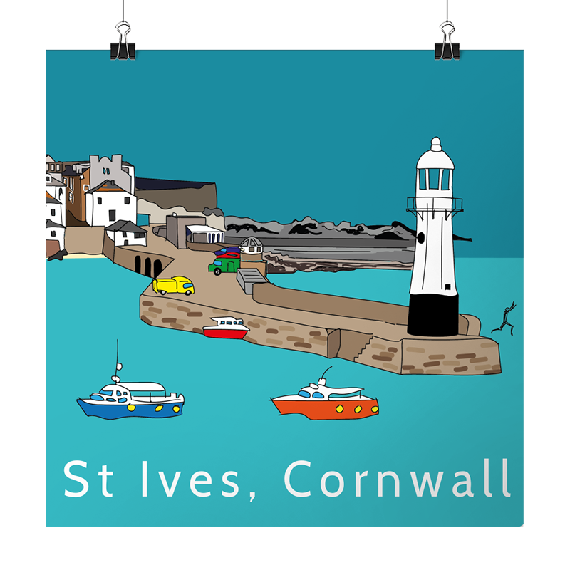 St Ives By The Sea - Wall Art - Art Inspired By St Ives Cornwall